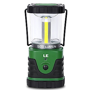 LED Camping Lantern, 500LM, 3 Light Modes, Power Bank, IPX4 Waterproof, Perfect Lantern Flashlight for Hurricane Emergency, Hiking, Home and More