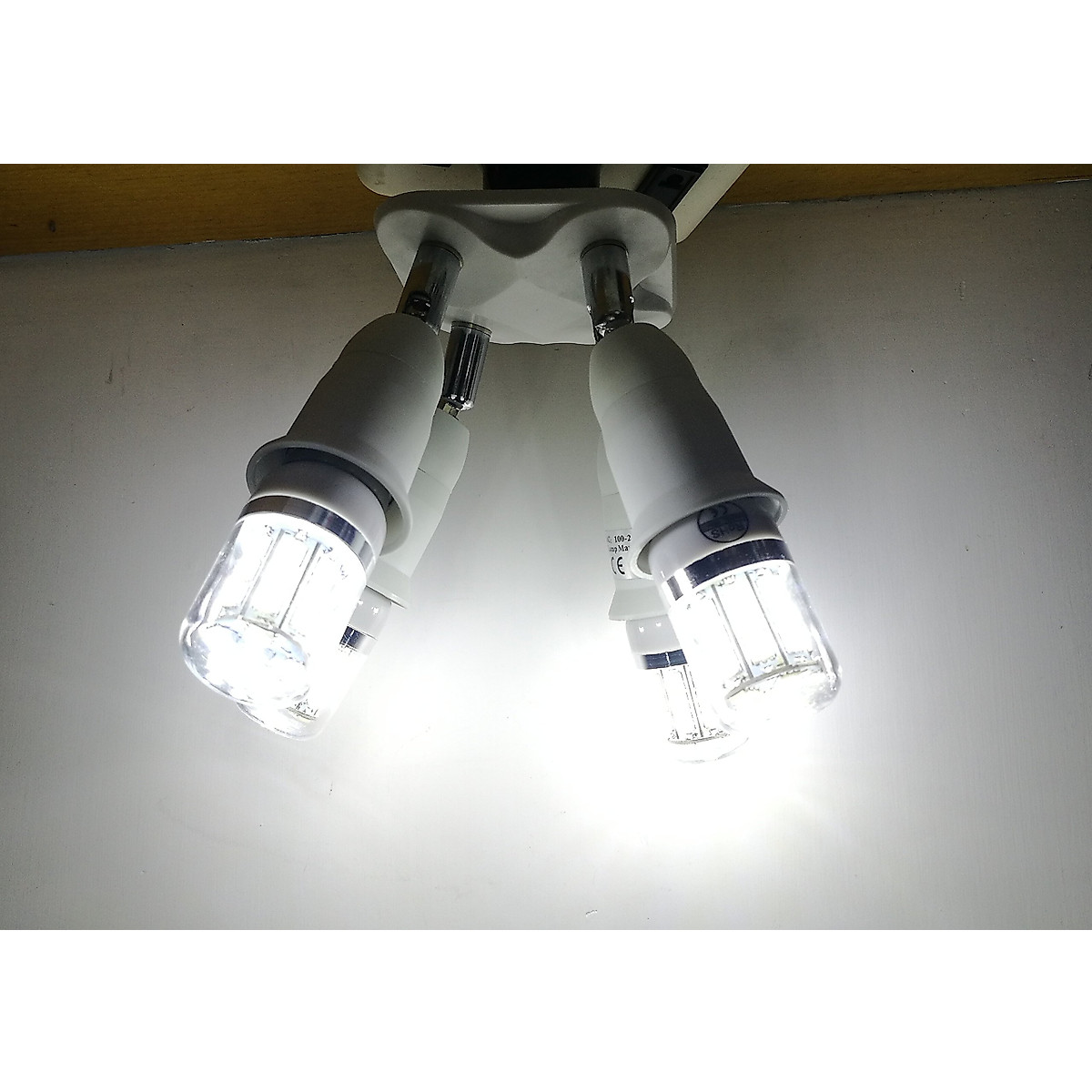 E27 5W White LED Light Bulb Lamp, Low Power Consumption, AC 110-120v, Cool White 6500K, E26 LED Corn Bulb, 40 Watts Replacement, Pack of 8 Units