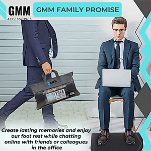 Office Foot Rest Under Desk - Comfortable Office Desk Foot Rest for Leg Support - Ergonomic Foot Rest for Computer Chair - Memory Foam Foot Stool Under Desk for Leg Relief - Office Desk Foot Rest