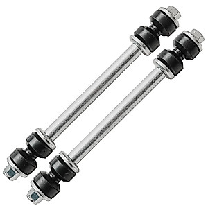 Detroit Axle - Front Control Arms for 2002-2003 Ford Explorer Mercury Mountaineer, 4 Upper Lower Control Arms, 2 Outer Tie Rods 2 Sway Bars Replacement - [4-Door Models]