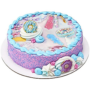 DECOPAC Cotton Candy Flavoured Sanding Sugar, 33oz, Fancy Sprinkles in Handheld Container, Edible Sprinkles For Drink Rims, Celebration Cakes, Cupcakes, Cookies