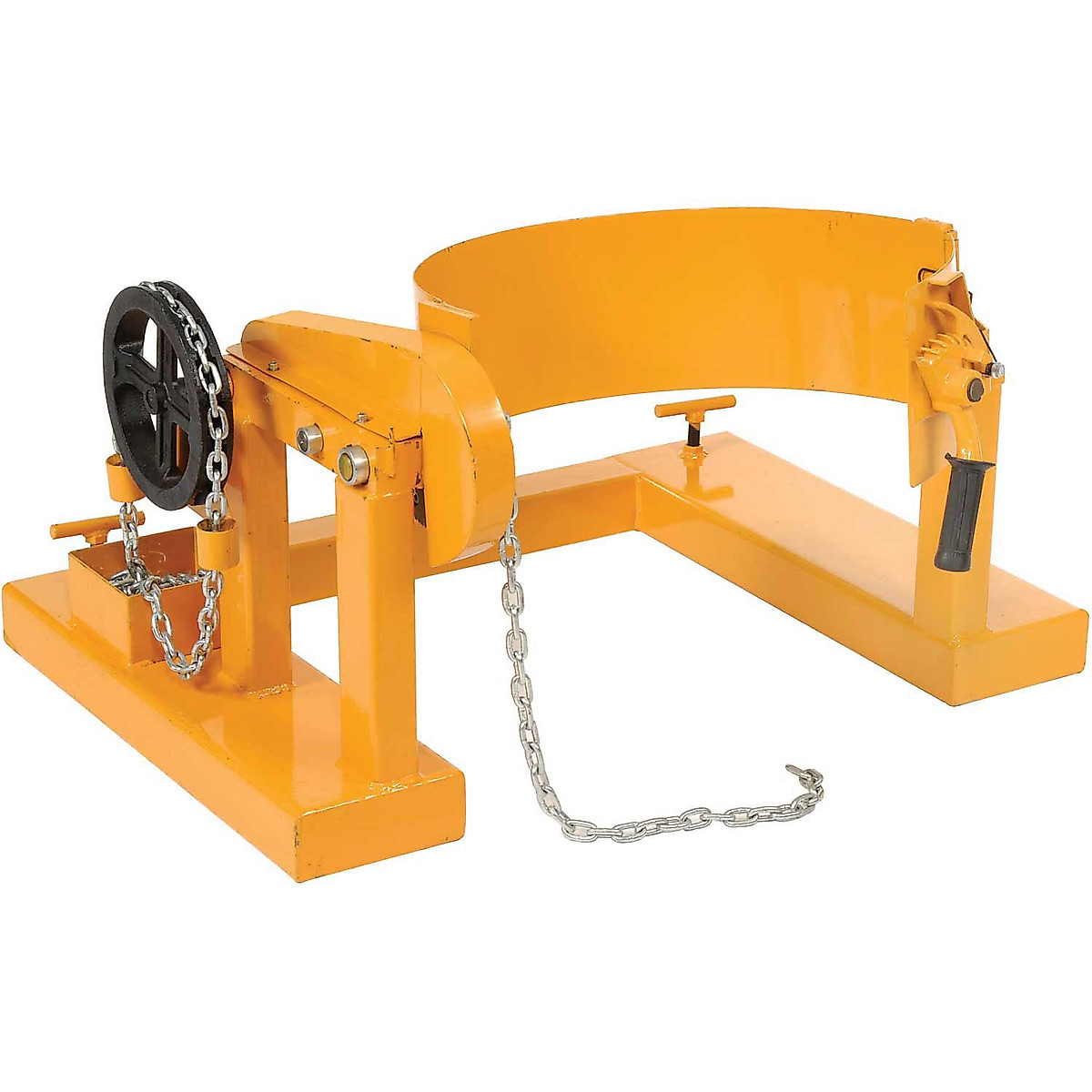 Global Industrial 1500 Lb. Capacity Forklift Tilting Drum Dumper