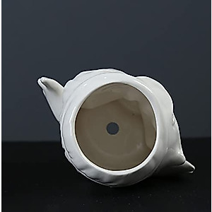 3 Pack Cute Angel Succulent Planter Pots Decorative Flower Pots Mini Ceramic Plants Containers Garden Pots Plant Pots for Home Office Desk Decor