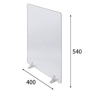 Takara Sangyo TTM-07 Tabletop Partition, Droplet Infection Prevention, Transparent (Polycarbonate)
