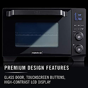 Calphalon Performance Cool Touch Toaster Oven with Turbo Convection, Large (2106488), Black/Silver