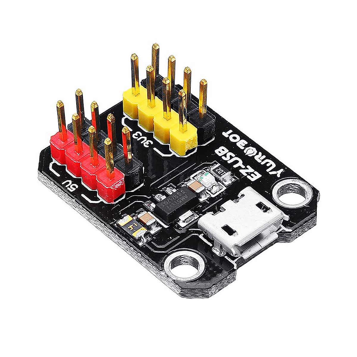CoCocina 3Pcs Ywrobot® USB Power Supply Module Micro USB Interface 3.3V 5V 1117 Chip