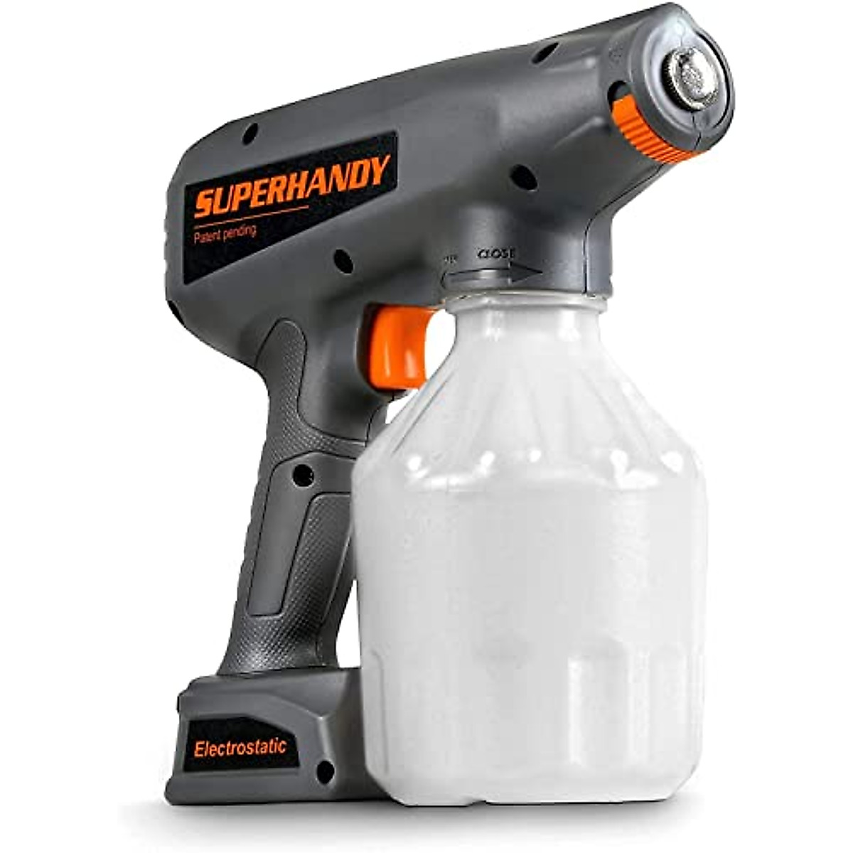 SuperHandy Disinfecting Nano Electrostatic ULV Sprayer Handheld Portable Cordless 34oz Capacity 12V Lithium Ion Powered Sanitizer Disinfectant Odor Eliminator Outdoor Plant Repellent Control