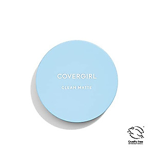 COVERGIRL Clean Matte Pressed Powder, Medium Light 535, 0.35 Oz, Pack of 1 (Packaging May Vary)