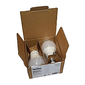 Amazon Basics 60W Equivalent, Soft White, Non-Dimmable, 10,000 Hour Lifetime, A19 LED Light Bulb , 2-Pack