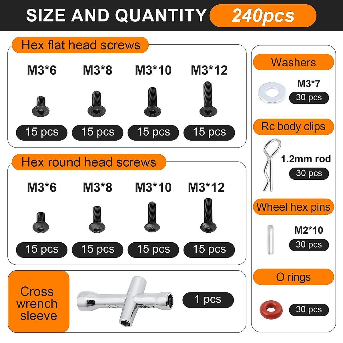 FriHobby RC Car Work Stand RC Tool Kit Repair Workstation Aluminum Alloy 360 Degree Rotate w/Screw Kit & Screw Tray, Wheel Wrench for 1/8 1/10 1/12 1/16 Scale Models Cars Trucks (Black)