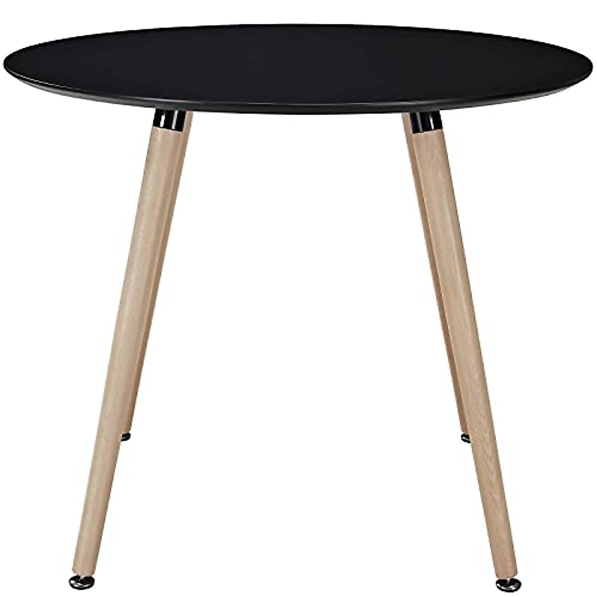 Modway Track 36" Contemporary Modern Round Kitchen and Dining Room Table in Black