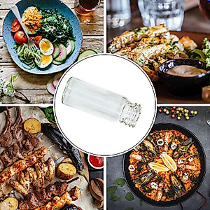 AKIRAMERUNA 6 Pcs Leak-proof Portable Pepper Shakers, Waterproof Camping Spice Containers, Mini Salt Shakers for Outdoor Activities Traveling Cooking