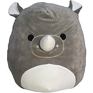 Squishmallows Official Kellytoy Plush 8 Inch Squishy Soft Plush Toy Animals (Irving Rhino)