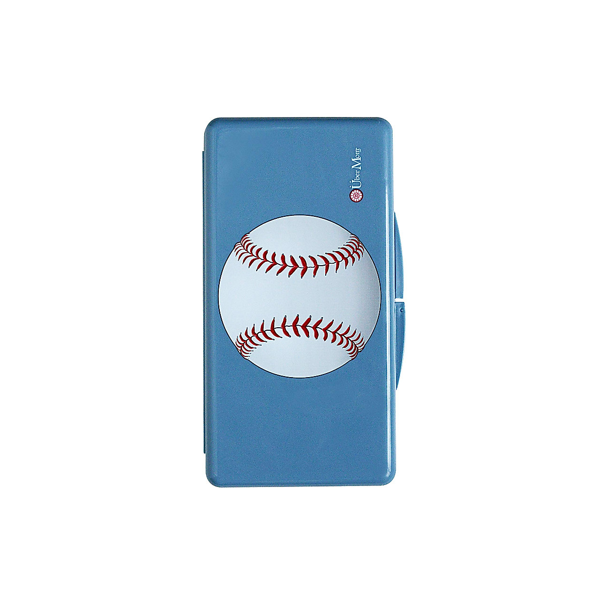 Uber Mom Baseball Wipe Box, Blue