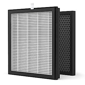 Tailulu H13 True HEPA Air Purifier Replacement Filter for HQZZ-260 Air Purifier, With 3-in-1 Filter for Large Room Filter Allergies Pollen Smoke Dust Pet Dander（1 Pack）