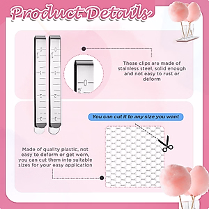 LIANQIAN Sets Cotton Candy Machine Mesh and Clip Stabilizer Kit for Candy Floss Maker Machine