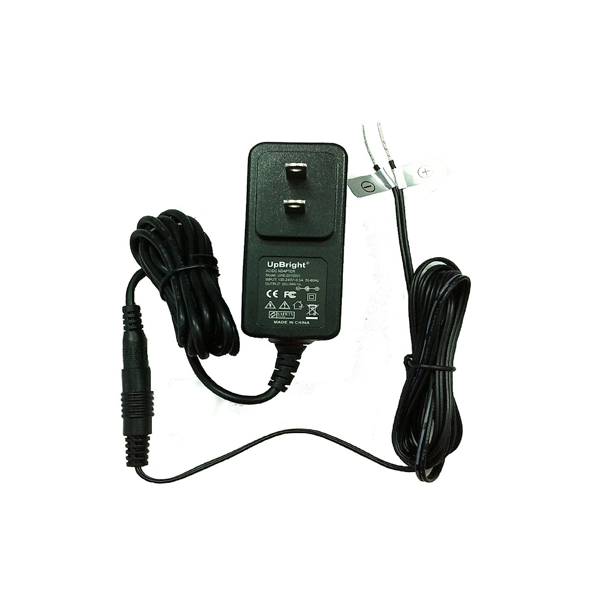 UpBright 24V AC/DC Adapter Compatible with LiftMaster Universal Radio Control Receiver 85LM 355LM 412HM 422LM 423LM 535LM 850LM 95LM 24-Volt 12V-24VDC Power Supply (2 Terminal connectors Power Cord)