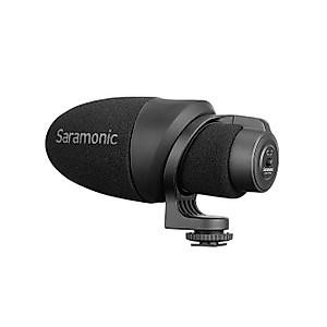 Saramonic Shotgun Microphone for DSLR, Mirrorless, Video Cameras, Smartphones & Tablets (CamMic)
