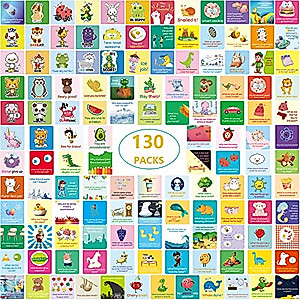ceiba tree 90 PCS Lunch Box Notes Joke Cards Bento Box Messages Funny Riddles for Kids 40 PCS Inspirational Motivational Lunchbox Cards Puns Riddles for Party School Picnics