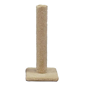 North American Pet CK Carpeted Cat Post, 10.5"L x 13.5" W x 18"H (NA49000)