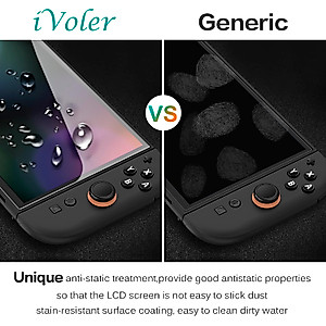 ivoler 4-Pack Screen Protector Tempered Glass for Nintendo Switch 2 [7.9 inch] 2025 with [Alignment Frame] Travel Case Friendly Accessories Transparent Clear Screen Protector for Nintendo Switch 2