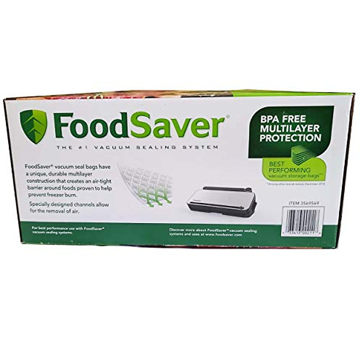 Food Saver Vacuum Seal Rolls and Vacuum Sealer Bags, Value Combo Rolls & Precut Bags, 46pcs (8 in x 10 in) Heat Seal Pre-Cut Bag, 3pcs (11 in x 16ft) Heat Seal Rolls, 2pcs (8 in x 20ft) Heat Seal Rolls