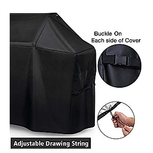 BBQ Grill Cover, 92"-inch 600D Heavy Duty Waterproof Gas Grill Covers for Jenn Air, Weber, Holland and More (Water Proof, Fade & UV & Rip Resistant Grill Cover