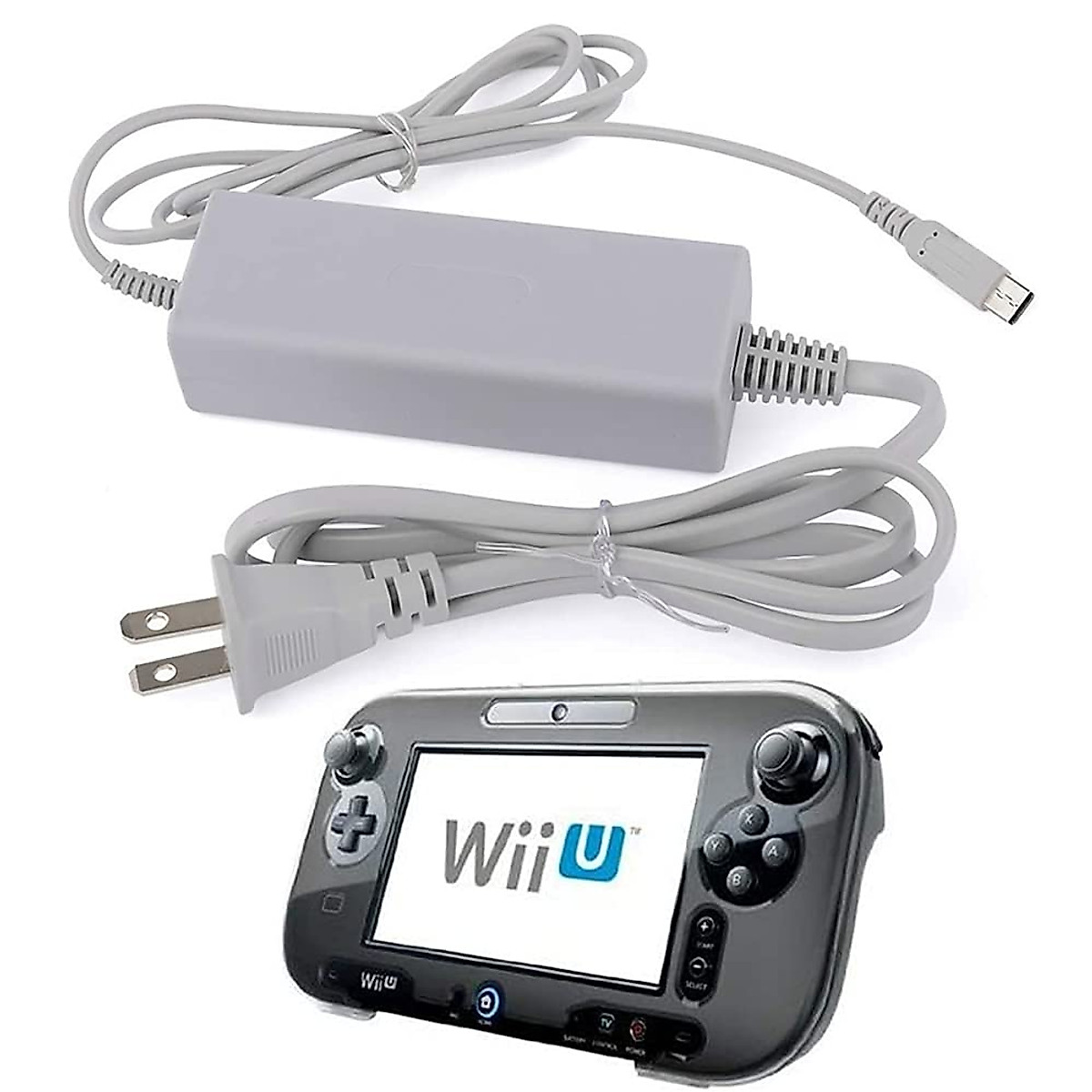 Wii-U Gamepad Charger Cord, TFSeven AC Power Adapter Charger Wiiu Charging Cable Power Supply Cord for Nintendo Wii U Gamepad Remote Controller