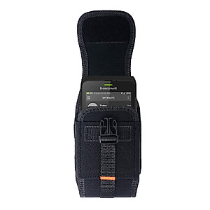 Agoz Scanner Case for Honeywell Dolphin CT40 CT50 CT50h CT60, CN51 CN75 CN75e CN3 Handheld Barcode Scanner Touch Mobile Computer, Rugged Holster Pouch Metal Clip, Belt Loops, Card Slot, Front Buckle