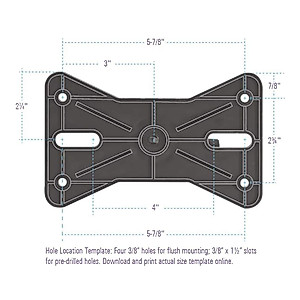 OnStage EB9760 Exterior Speaker Mounting Bracket,Black