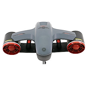 Yamaha SEAWING II- Underwater Dive Sea Scooter Carbon/RED, Large