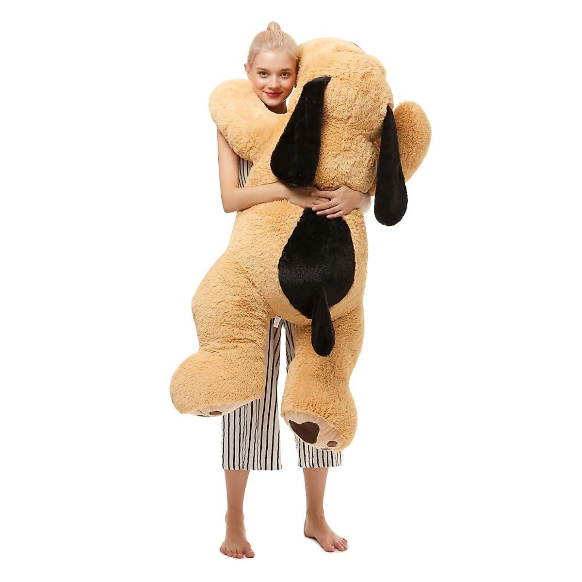 MorisMos Giant Stuffed Dog Animal, Huge Stuffed Dog Plush,Soft Large Stuffed Dog Pillow for Kids,Girls, Boys, 51 Inch