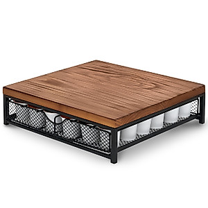 YCICI Coffee Pod Drawer Holder for K cup, Coffee Pod Drawer Holder Organizer, No Assembly Required, K Cup Holder with 36 Capacity Capsule Pods. Suit for Home Office,Kitchen,Cafe Counter. (Black)