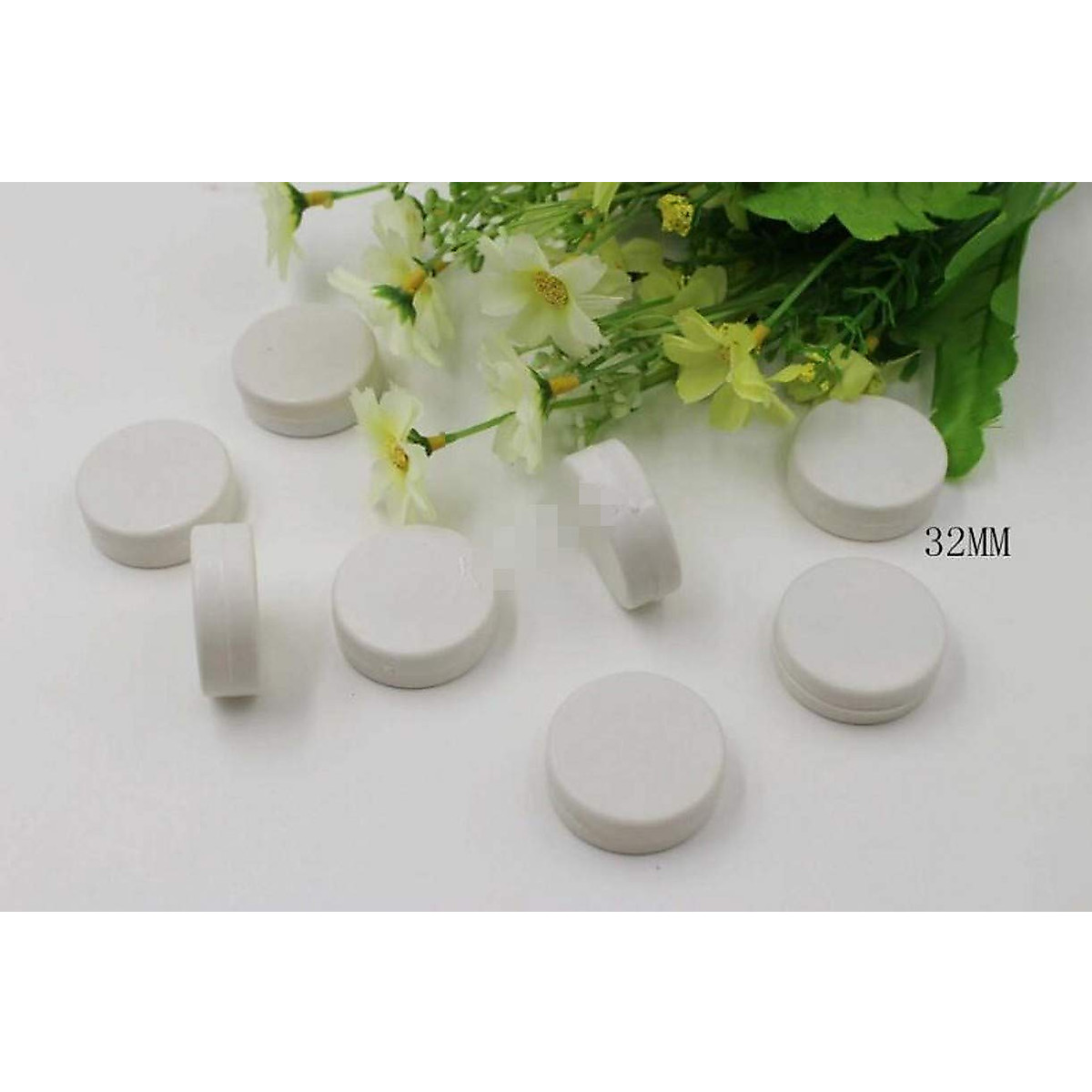 WellieSTR 200 Pcs (Dia.20mm) Baby Rattle Box Balls Jingle Bells Squeeze Sound Noise Maker Insert Squeakers for DIY Pet Toys Animal Puppet Doll Festival Decoration