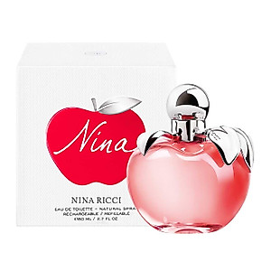 Nina By Nina Ricci For Women - Indulgent Designer Perfume For Her - Floral, Fruity Scented Eau De Toilette Spray Infused With Apple, Amalfi Lemon And Lime - Stylish Bottle Design - 2.7 Oz EDT Spray