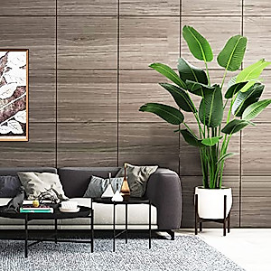 OXLLXO 6.5ft Artificial Silk Bird of Paradise Palm Tree (78in) with 17 Trunks Faux Tree and Plastic Nursery Pot, Fake Plant for Office House Farmhouse Living Room Home Decor (Indoor/Outdoor)