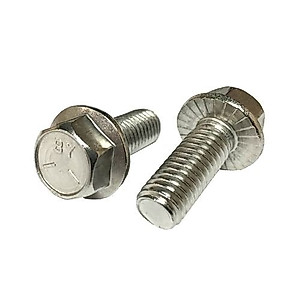 (12) 5/16-18X3/4 Stainless Steel Hex Serrated Flange Screws Flange Bolts 304