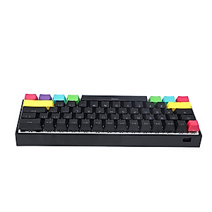 Anodizing Aluminum CNC Case Wood Case for Anne Pro 2 (Wine Red)