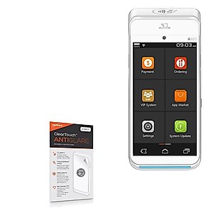 BoxWave Screen Protector Compatible with Pax A920 - ClearTouch Anti-Glare (2-Pack), Anti-Fingerprint Matte Film Skin
