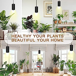 STERREN Plant Grow Light,Led Pendant Light for Indoor Plants,Full Spectrum Hanging Grow Lights with 21 FT Height Adjustable Power Cord, Auto Timer,ON/Off Switch Plant Lights for Indoor Growing