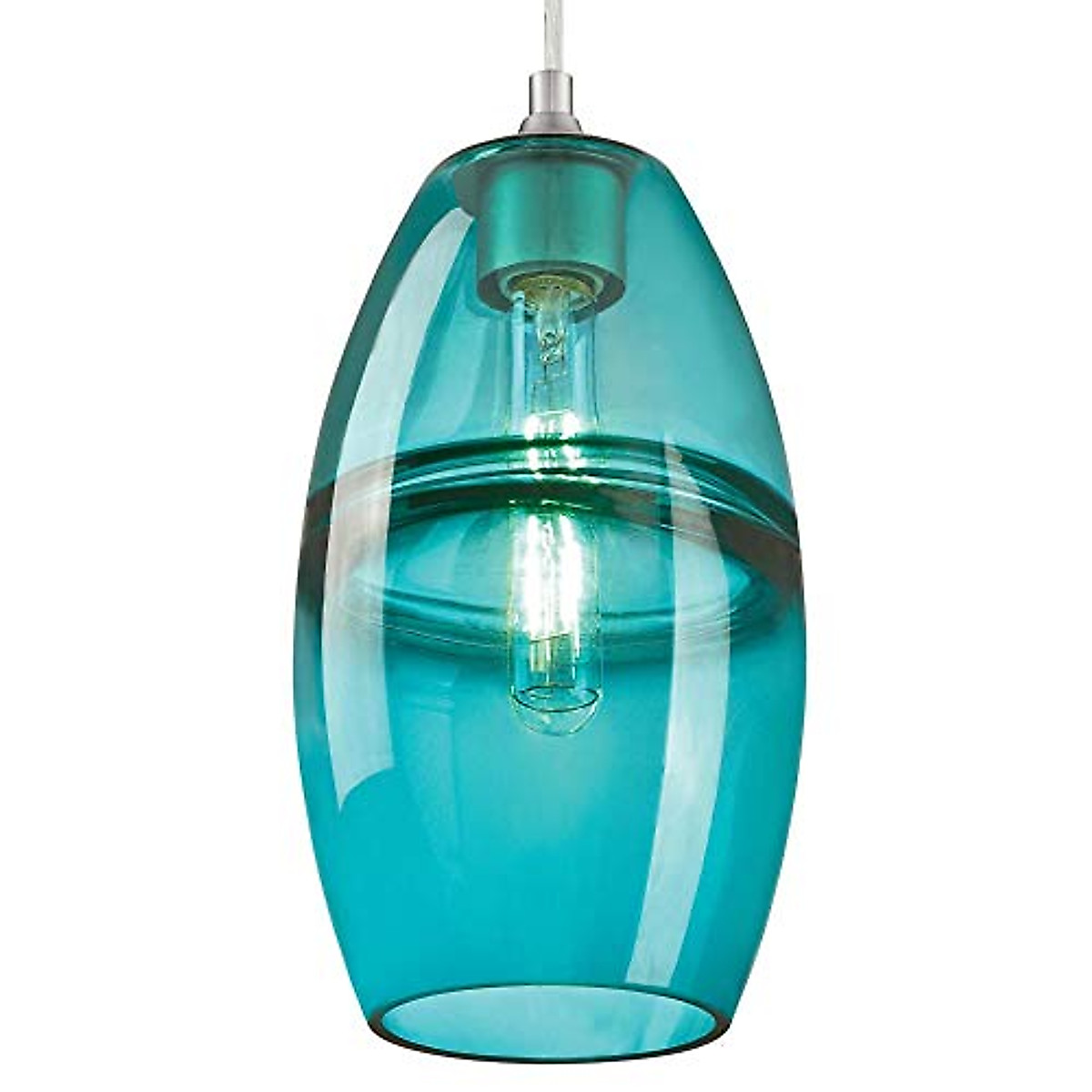 Westinghouse Lighting 6366300 Item Number Soren Mini Pendant, One Size, Turquoise