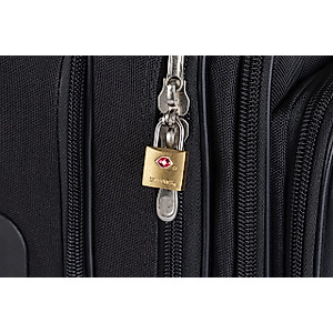 BRINKS - 22mm TSA Approved Solid Brass Keyed Travel Padlock, 2-Pack - Chrome Plated with Hardened Steel Shackle, TSA Approved Lock for Travel and Inspection