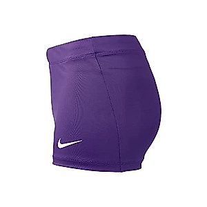 Nike Womens Dri FIT Stock 3'' Compression Shorts (Medium, Purple)