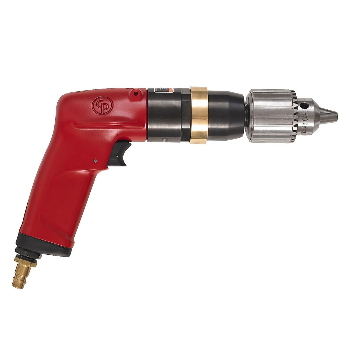 Chicago Pneumatic CP1117P05 - Air Power Drill, Hand Drill, Power Tools & Home Improvement, 1/2 Inch (13 mm), Keyed Chuck, Pistol Handle, 1.01 HP / 750 W, Stall Torque 22.1 ft. lbf / 30 Nm - 500 RPM