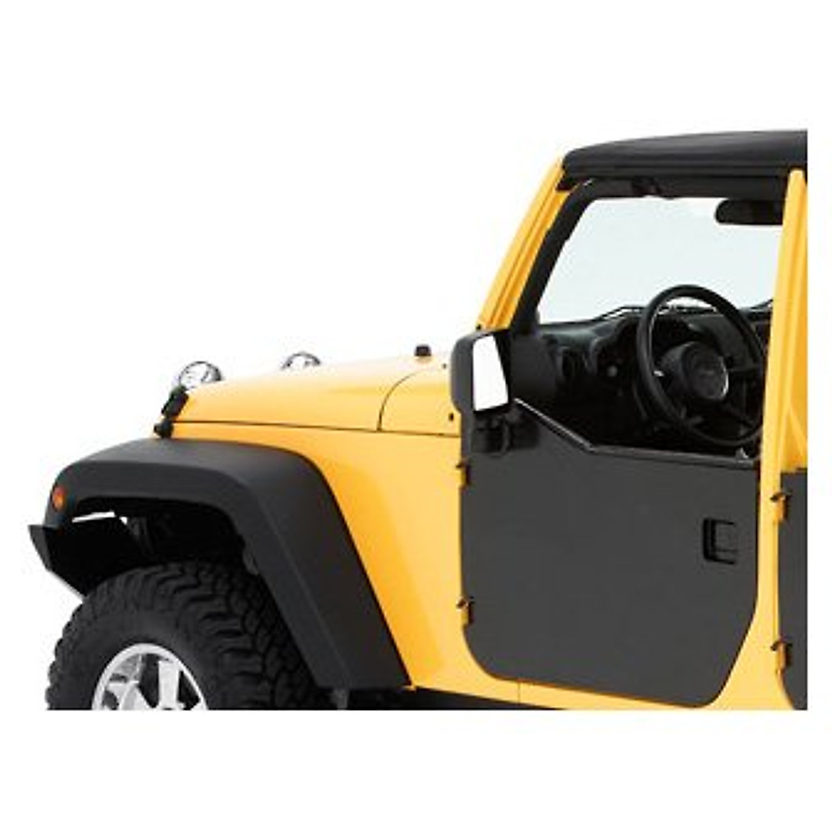 Bestop 5180301 Black Element Door Enclosure Kits for 2007-2018 Wrangler JK 2-Door & 4-Door
