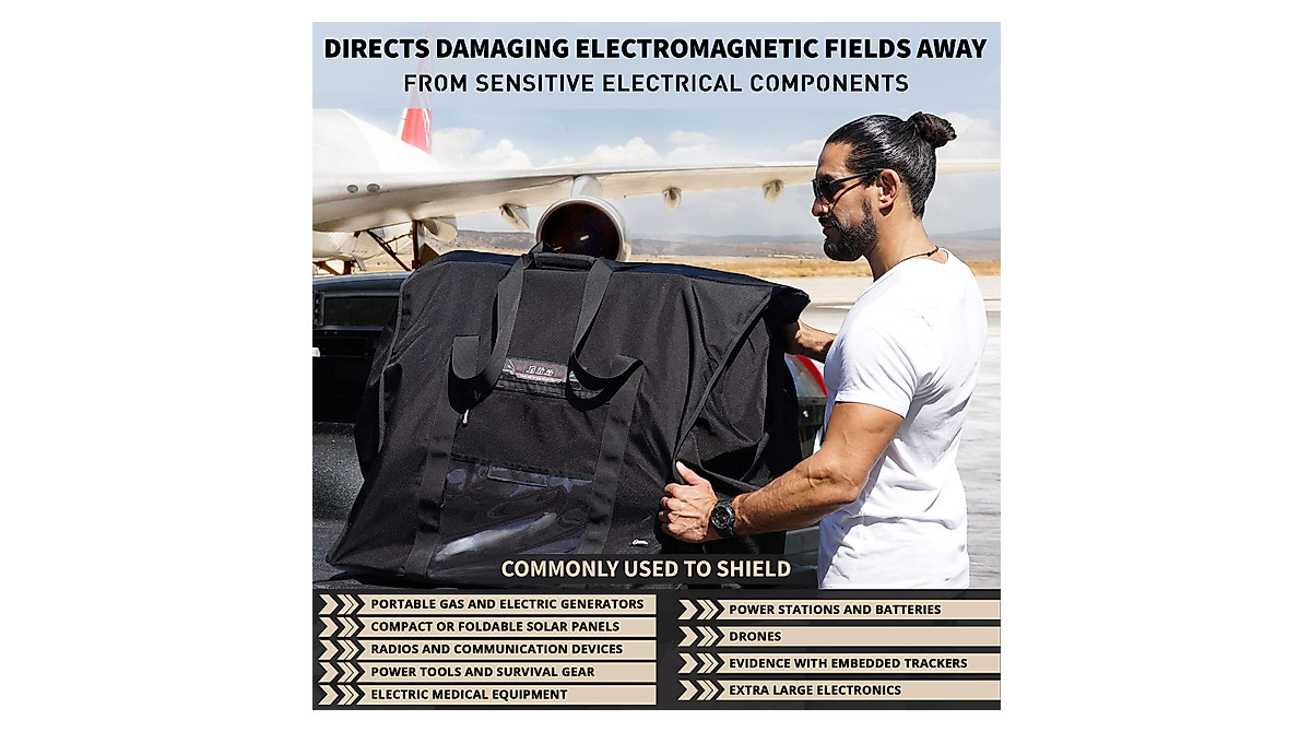 Mission Darkness EMP Faraday Bags for Generators & Solar Panels