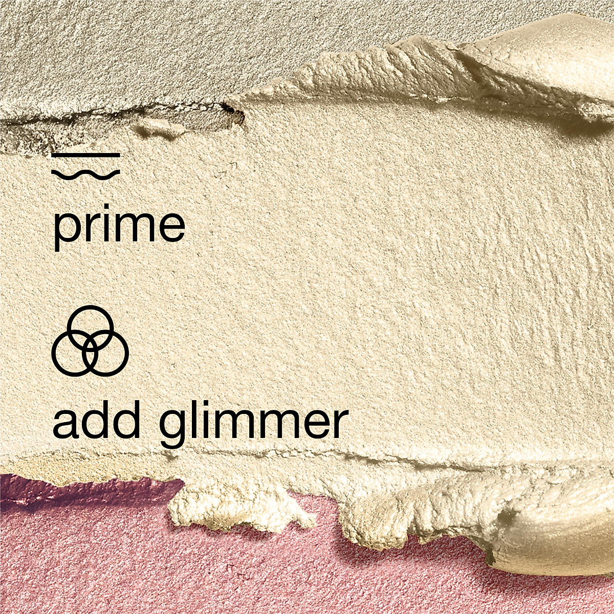 Clinique Touch Base For Eyes Long Lasting Cream Eye Shadow and Primer | Safe For Sensitive Eyes, Nude Rose, 0.045 Ounce