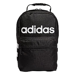 adidas Santiago 2 Insulated Lunch Bag, Black/White, One Size