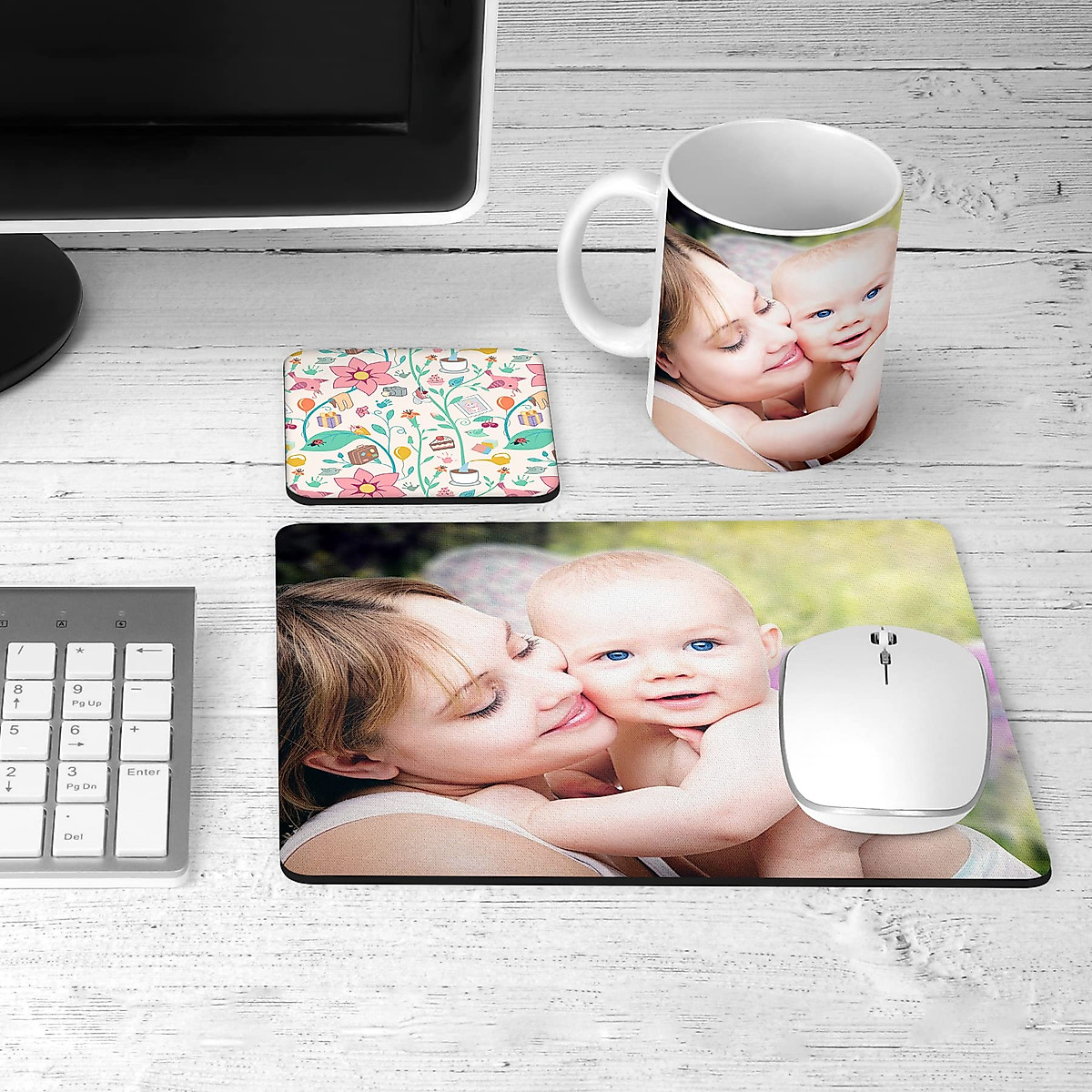 Sawgrass UHD SG500 Sublimation Printer Starter Bundle with Easysubli Ink Set, 300 Sheets of Sublimation Paper, Tape, & Blanks