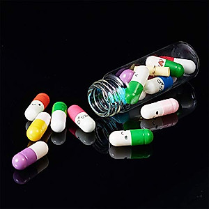 BENECREAT 20 Pack 15ml/0.5oz Glass Bottles Sample Vials with Screwed Aluminum Caps for Wishing Message Bottle, Sample Liquid, Arts & Crafts, Wedding Favors Decorations